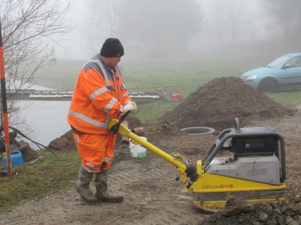 Wasserzufuhr für Duscher Albert Weiher verlegt – Fischreiverein ...